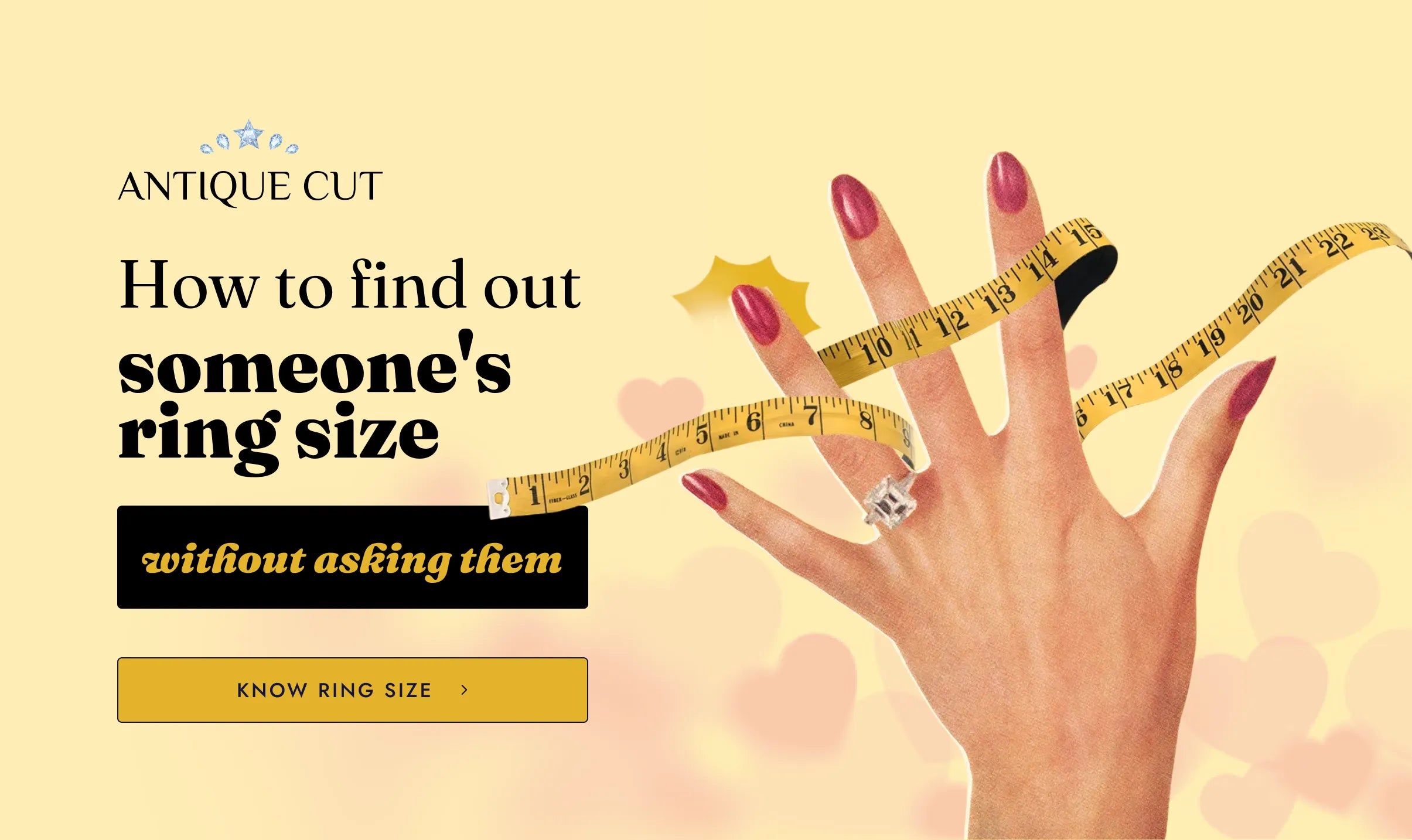 How to find out someone's ring size without asking them – Antiquecut
